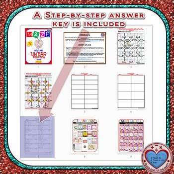 Maze Write Linear Equation From Graph Slope Intercept Form TPT