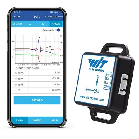 bluetooth accelerometer bwt901bcl 200hz mpu9250 ahrs 9 axis gyroscope angle xy 0 05° accuracy