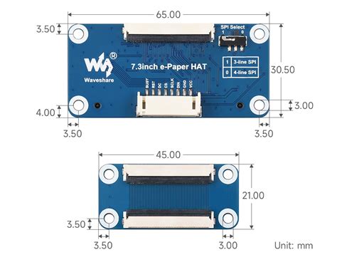 buy waveshare 23434 7 3inch acep 7 color e paper e ink display module