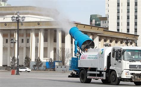 Зуслангийн бүс хотын төвд ариутгал халдваргүйжүүлэлт хийж байна News Mn