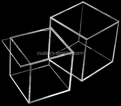 Custom Clear Plexiglass Sliding Lid Display Case Acryic Display Box