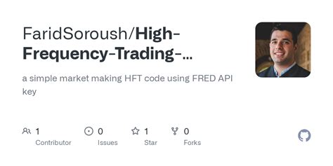 Github Faridsoroushhigh Frequency Trading Algorithm A Simple Market