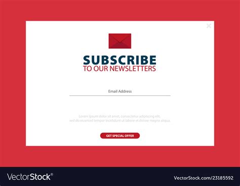 Email Subscribe Button