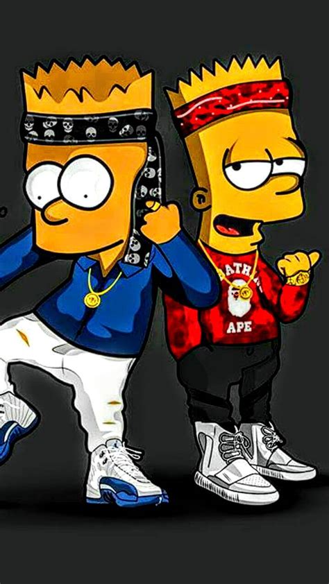 Supreme Bart Simpson Wallpapers Wallpaper Cave