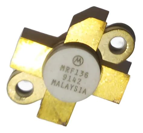 Transistor Rf Mrf136 Rf Mosfet 5 400mhz 15w 28v Gain 16db Frete Grátis