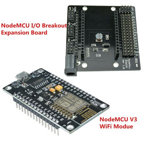 Jual Nodemcu V3 Esp8266 Dan Modul I O Breakout Expansion Board Kab Banyumas Meteor Store