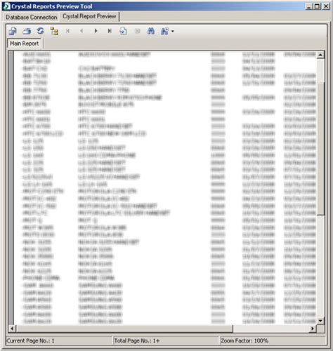 Crystal Report Preview Tool