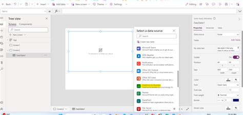 Power Apps Create A Data Table With Excel Data Crmonce