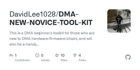 dma new novice tool kit readme md at main · davidlee1028 dma new novice