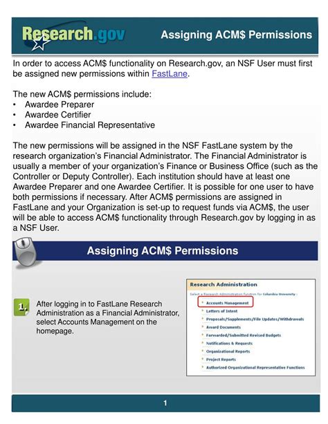 Ppt Assigning Acm Permissions Powerpoint Presentation Free Download Id2284153