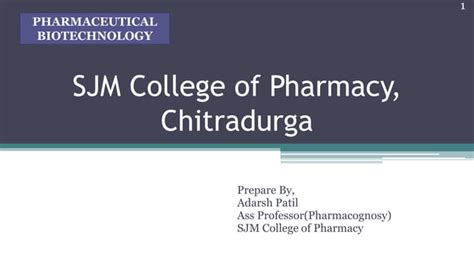 Applications Of Rdna Technology In Medicines Pptx Biotech And