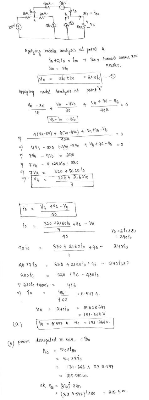 problem 4 for circuit shown below homeworklib