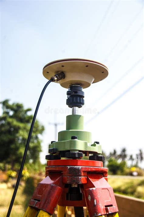 Gps Surveying Stock Photo Image Of Tripod Measuring