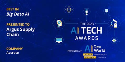 Accrete Wins AI TechAward For Big Data AI Solution