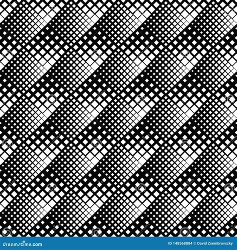 Black And White Abstract Diagonal Square Pattern Background Stock