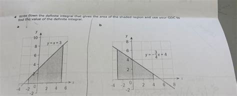 Solved Write Down The Definite Integral That Gives The Chegg Com