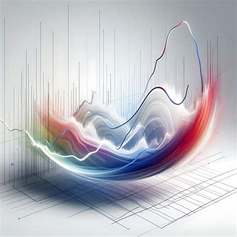 abstract digital technology data visualization background premium ai