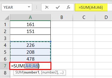Excel Sum Shortcut Alt Quick Shortcut To Insert Sum Function