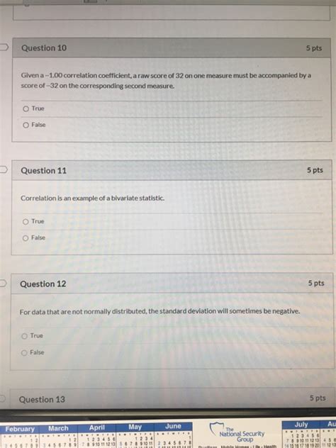 Solved Question Pts Given A Correlation Chegg