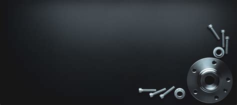 사프레 부품 어두운 배너 배경에 자동차 정비사 예비 또는 자동차 조각 새로운 금속 자동차 부품세트 텍스트 공간이 있는 수리 및 차량 서비스 0명에 대한 스톡 사진 및 기타