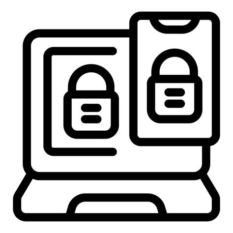 Laptop And Smartphone Showing Two Factor Authentication System 49528635 Vector Art At Vecteezy