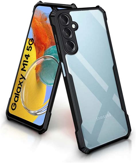 BASECASE Shock Proof Crystal Clear Back Case Mobile Cover For Samsung Galaxy M G Hard