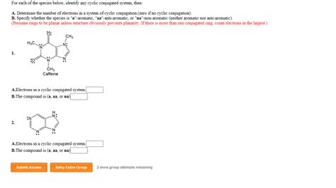 solved for each of the species below identify any cyclic