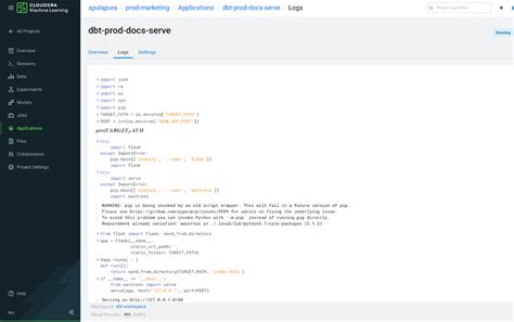 Running Dbt Core With Adapters For Hive Spark An Cloudera Community 350384