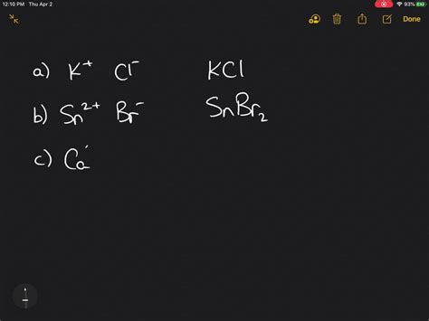 Solvedwrite Formulas For The Following Binary Compounds A Potassium