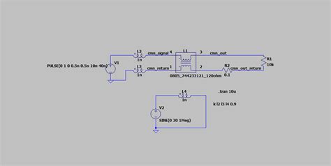 How Can I Model This Common Mode Choke In Circuit In Ltspice