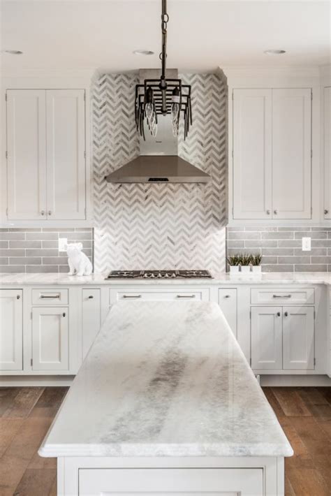 30 Stylish Chevron Kitchen Backsplash Ideas Countertopnews