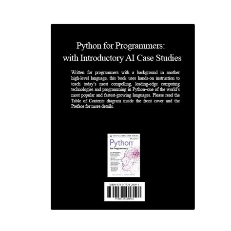 قیمت و خرید کتاب Python For Programmers With Introductory Ai Case