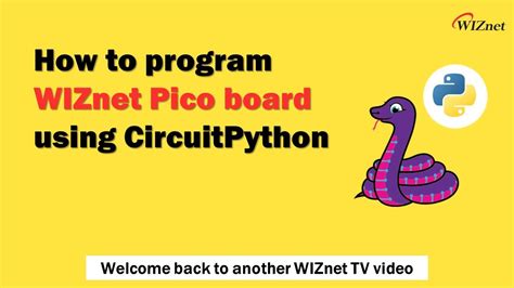 WIZnet Raspberry Pi Pico CircuitPython Guide WiFi Ethernet LED Blink Example