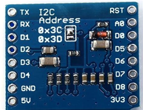 D1 Mini Oled Shield I2c Iic 0 66″ 64 48 Tft Modul Esp8266 Nodemcu Lua Oky4020 1 Okystar