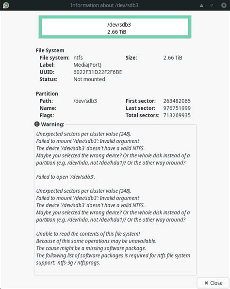 Ntfs 3g Don T Mount External USB3 0 Disk With Ntfs Partitions Support Manjaro Linux Forum