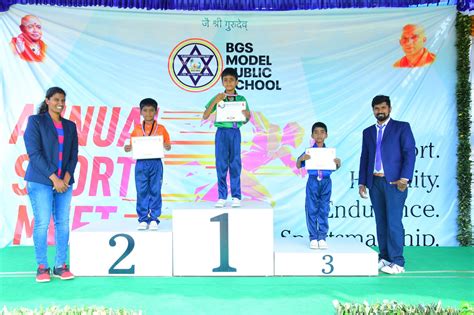 annual sports meet prize bgs model public school