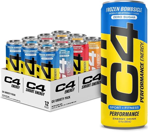 C4 Energy Drink Brain And Body Variety Pack Carbonated 12 Oz