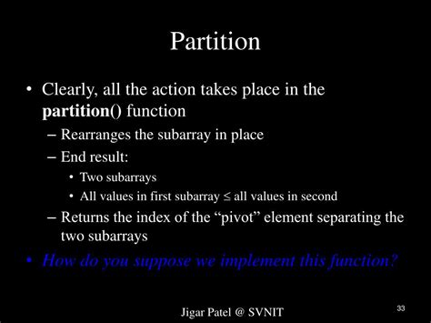 Ppt Co 303 Algorithm Analysis And Design Quicksort Powerpoint
