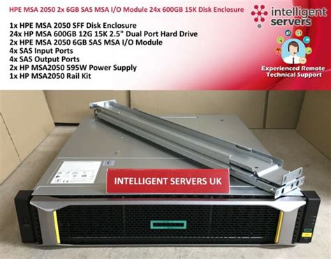 hpe modular smart array 2050 sff disk enclosure q1j07a for sale
