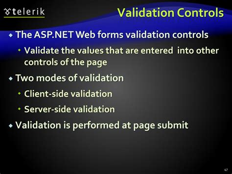 Ppt Aspnet Web Controls And Html Controls Powerpoint Presentation Free Download Id2630009