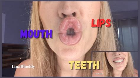 Square Shape Lips Fetish Linablackly Clips4sale