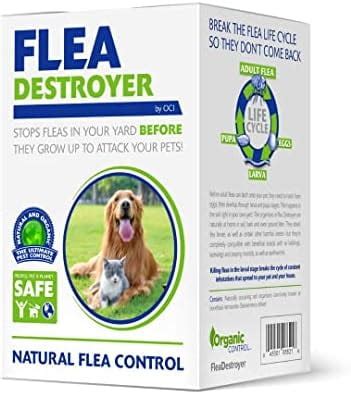 Natural Flea Control for Dogs & Cats - Specifically Formulated for Safe, Effective, Long-Lasting ...