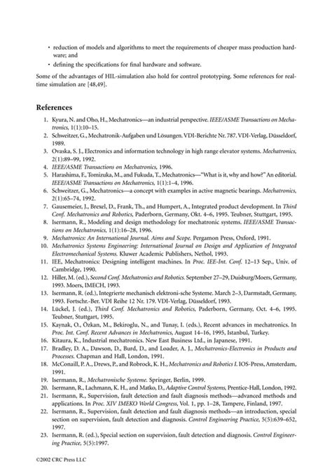 The Mechatronics Handbook Provides Step By Step Approach Towards