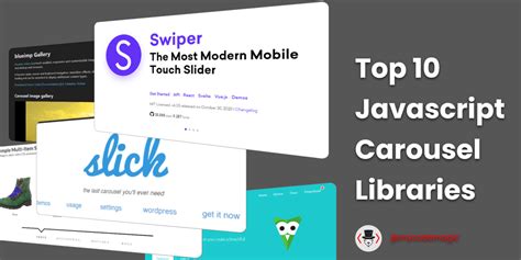 top 5 javascript carousel libraries dev community