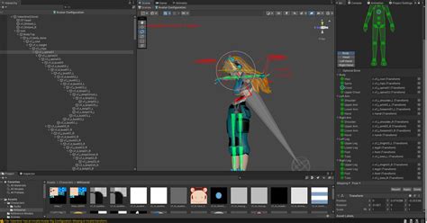 skeleton rig bones rigged incorrectly rotating the wrong way r unity