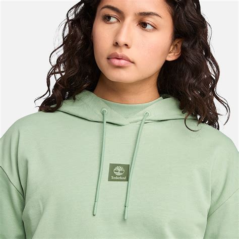 Loopback Hoodie Voor Dames In Groen