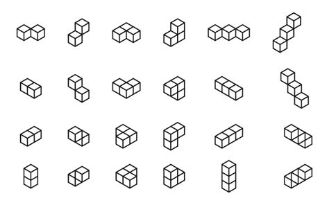Premium Vector Isometric Cubes
