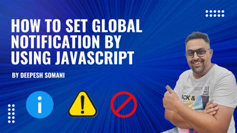 Code Tip How To Set Global Notification By Using Javascript