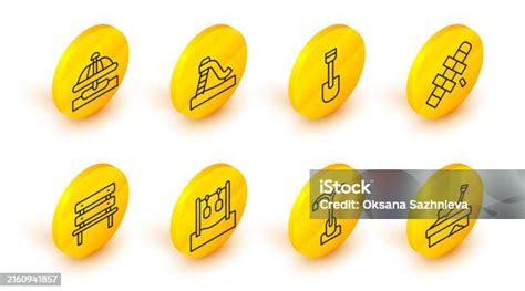 모래 가로등 체조 링 벤치 Hopscotch 삽 장난감 어린이 슬라이드 및 어트랙션 회전 목마 아이콘이있는 샌드 박스를 설정하십시오 벡터 0명에 대한 스톡 벡터 아트 및