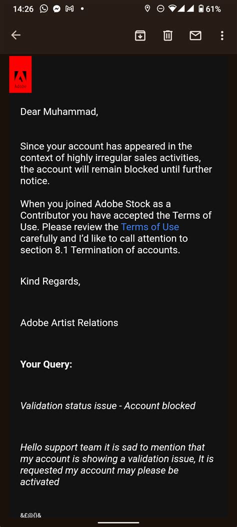 solved account validation adobe community 14145013